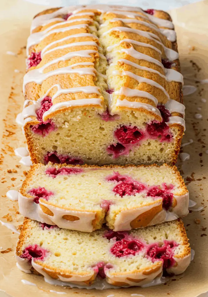 The Best Raspberry Bread - Sophiacooking