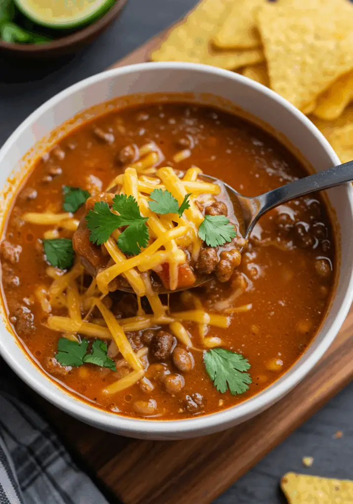 Slow Cooker Nacho Soup