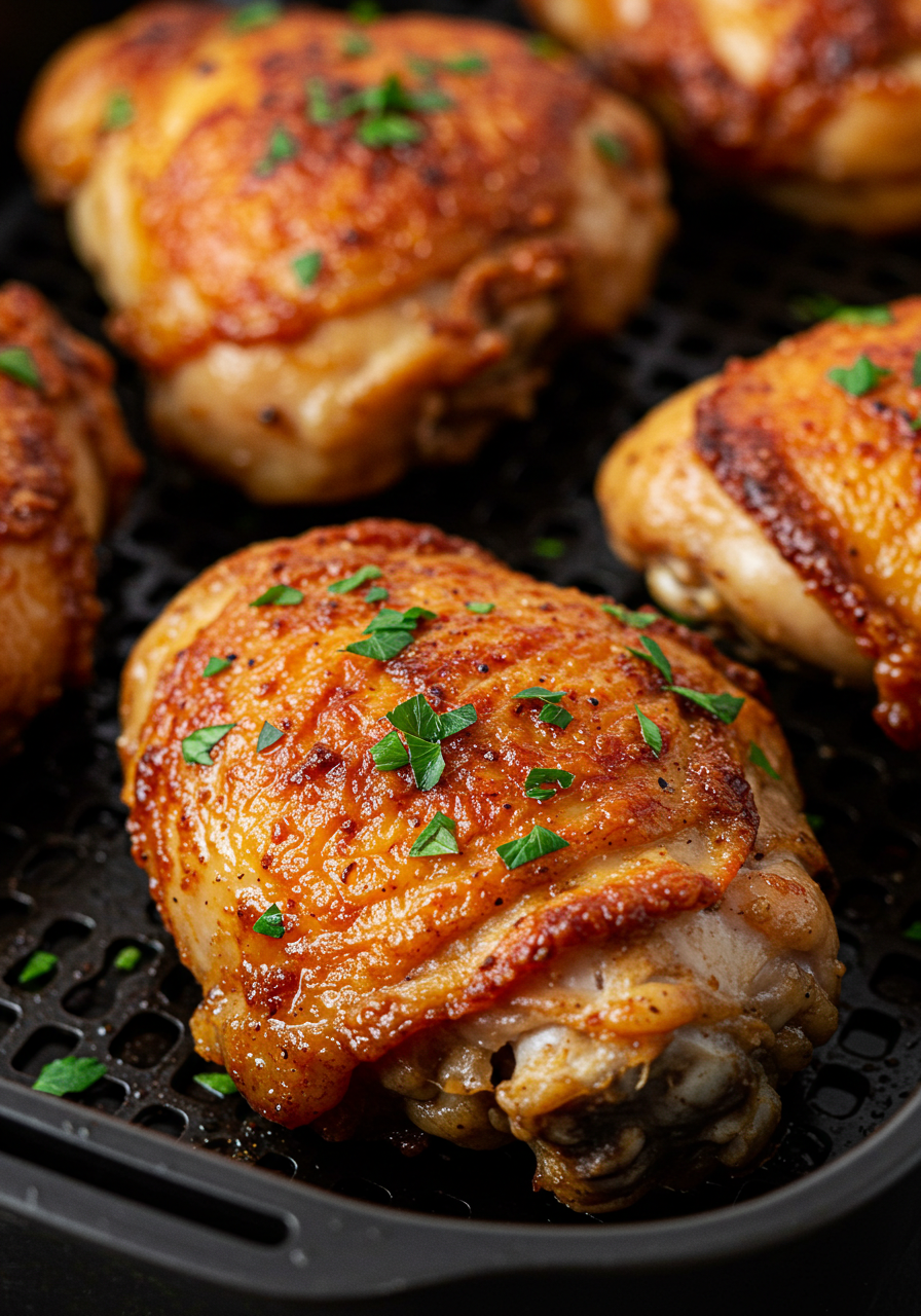 Air Fryer Chicken Thighs - Sophiacooking