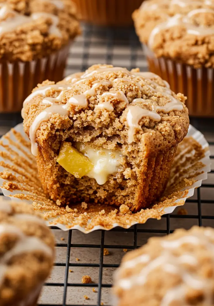 Apple Muffins with Crumb Topping - Sophiacooking