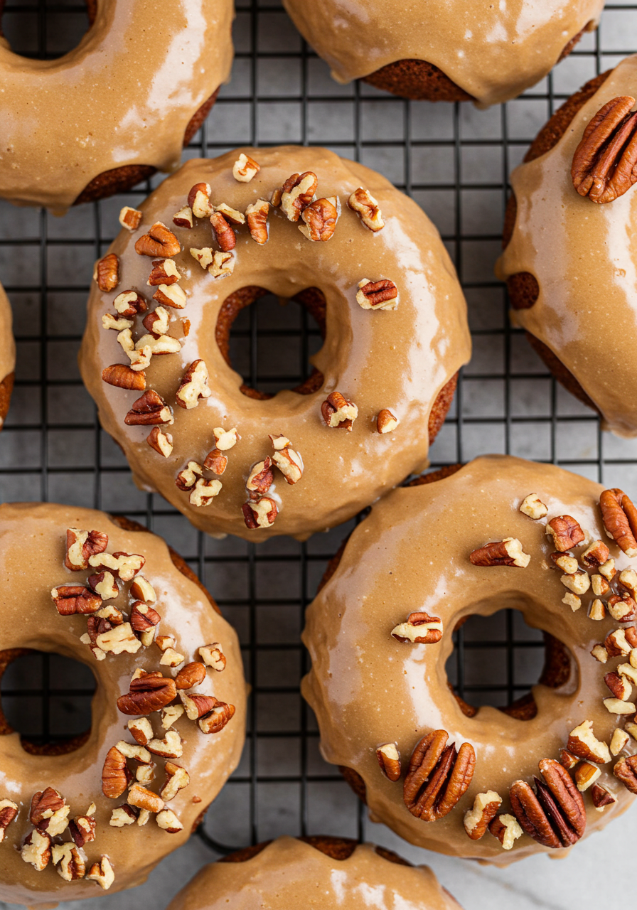 Butter Pecan Donuts - Sophiacooking