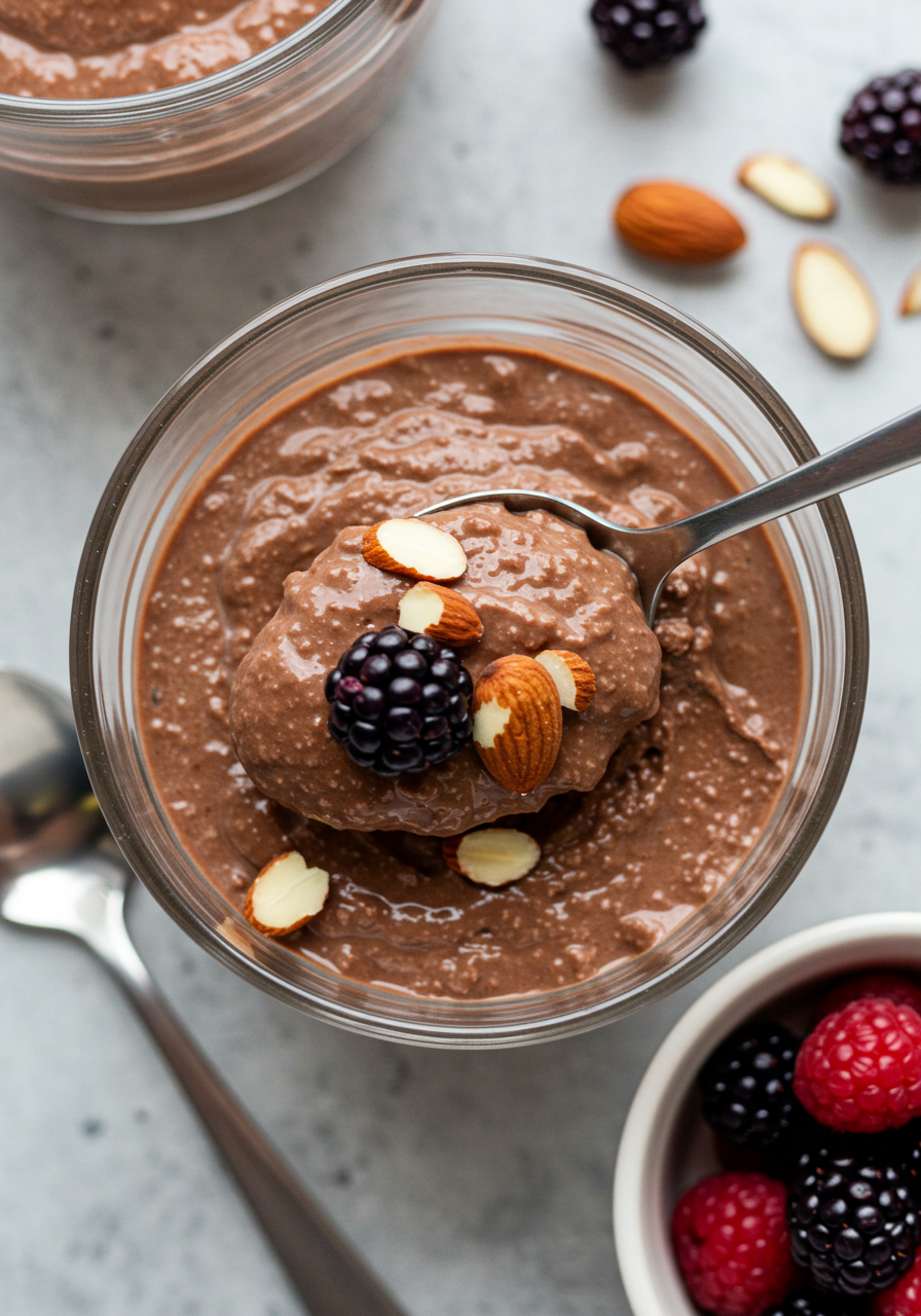 Greek Yogurt Chocolate Pudding - Sophiacooking