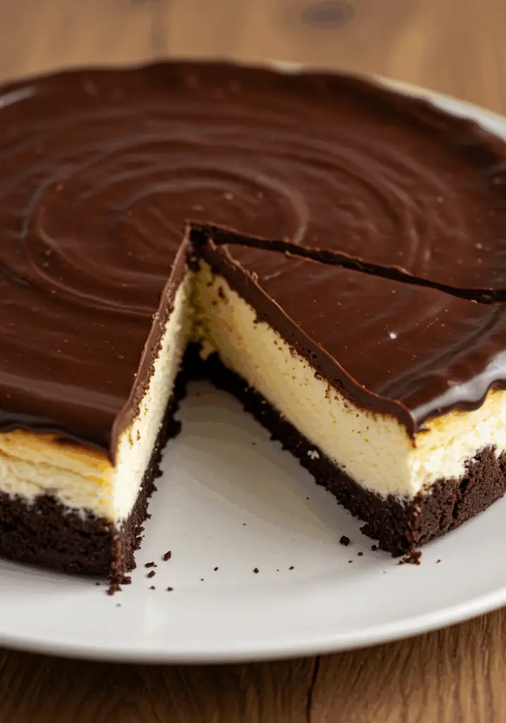 Boston Cream Pie Cheesecake - Sophiacooking
