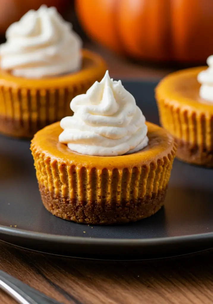 Mini Pumpkin Cheesecakes Sophiacooking