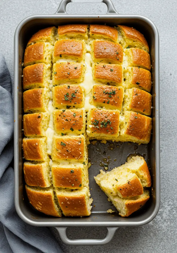 Cheesy Pull-Apart Garlic Bread - Sophiacooking