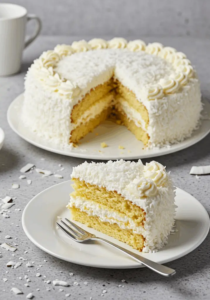 Snowy Bavarian Bliss Cake