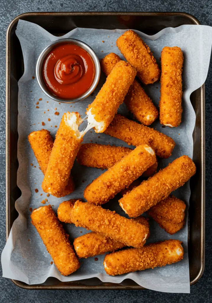 Nashville Hot Mozzarella Sticks - Sophiacooking