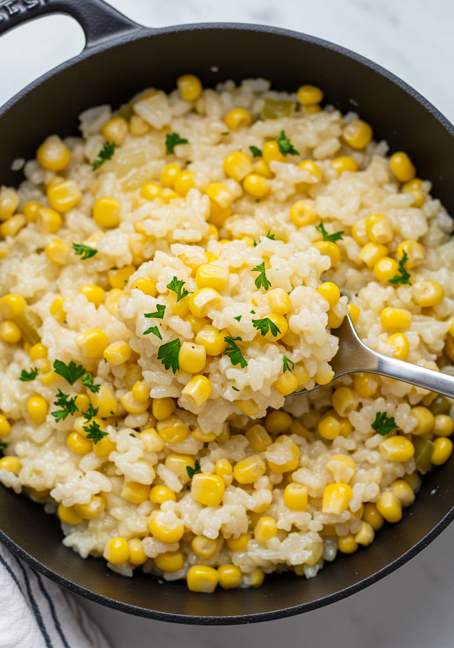 Hot buttered corn rice - Sophiacooking
