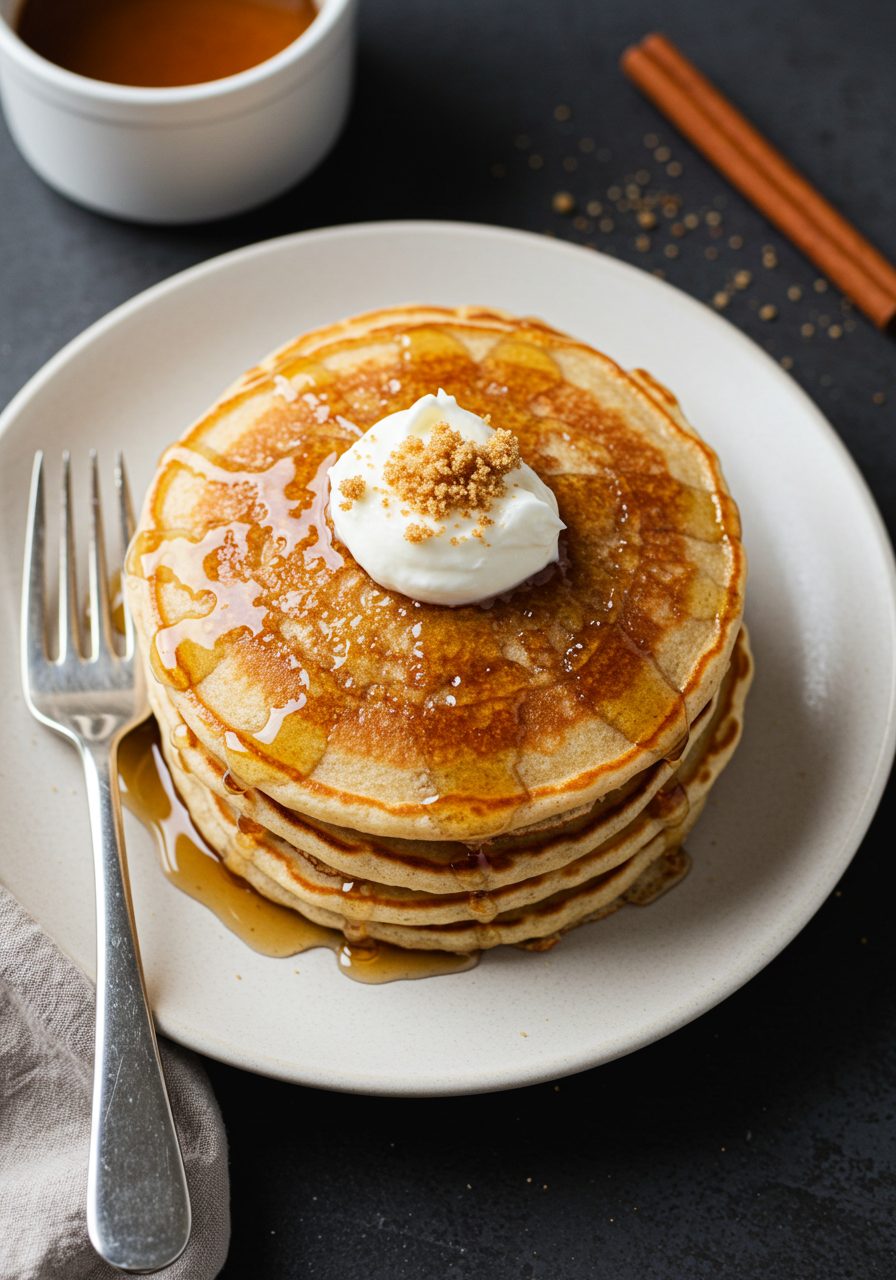 Cinnamon Brown Sugar Pancakes - Sophiacooking