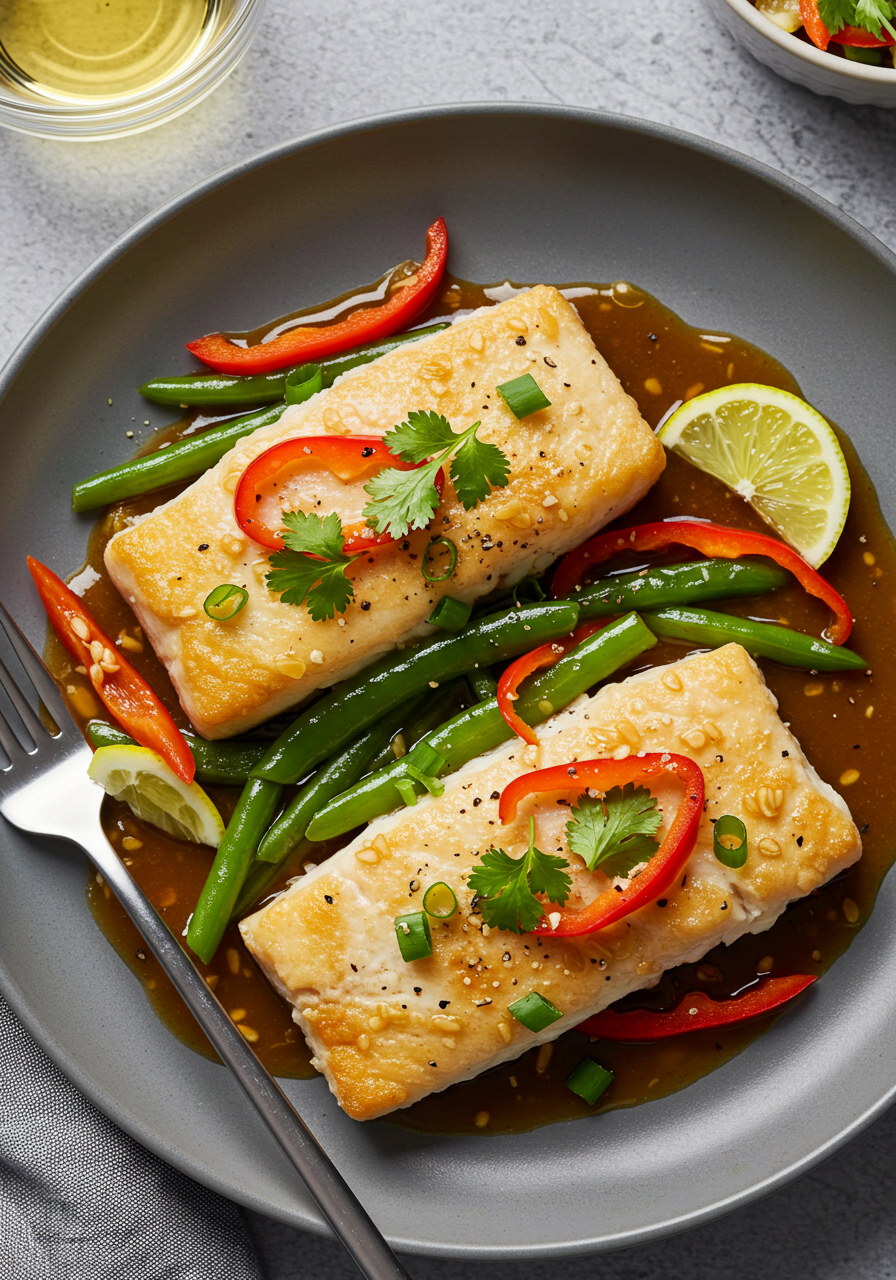 Easy Ginger Soy Cod