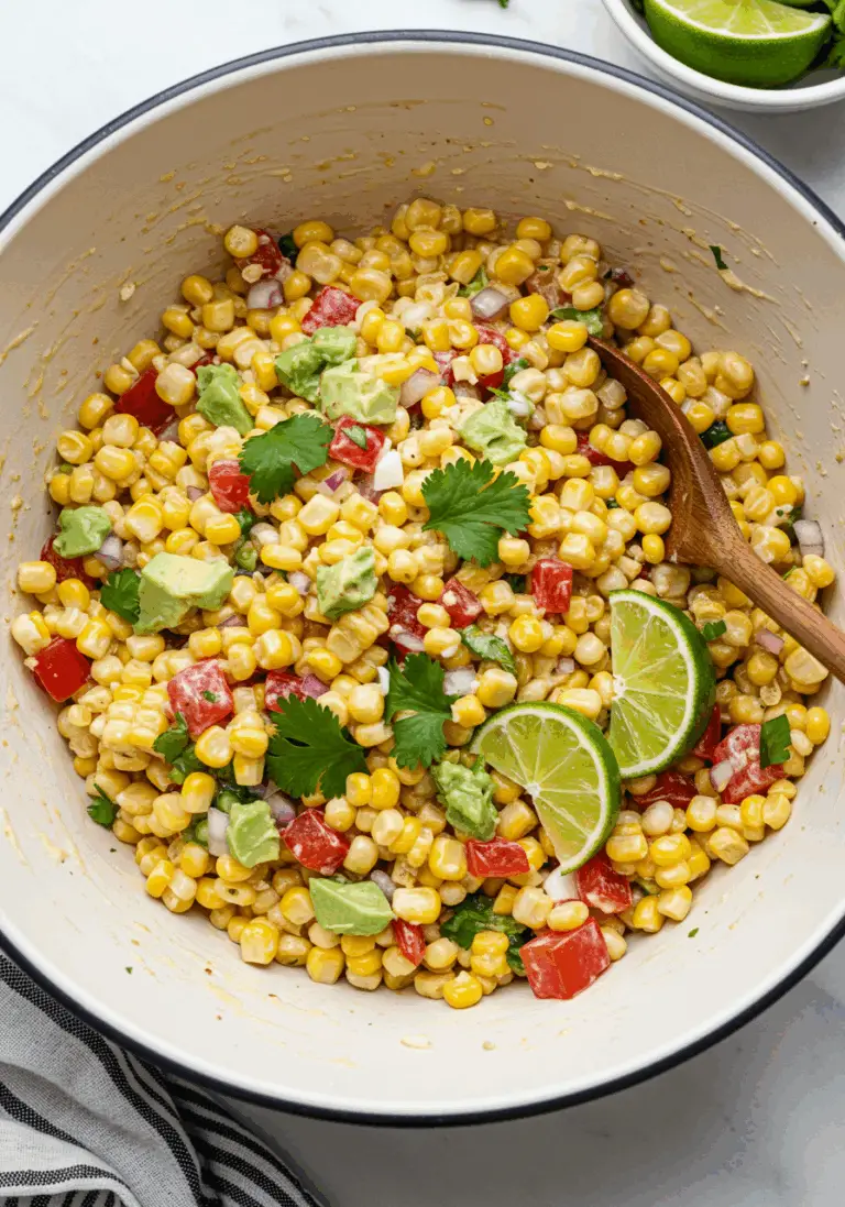 Mexican Street Corn Salad - Sophiacooking