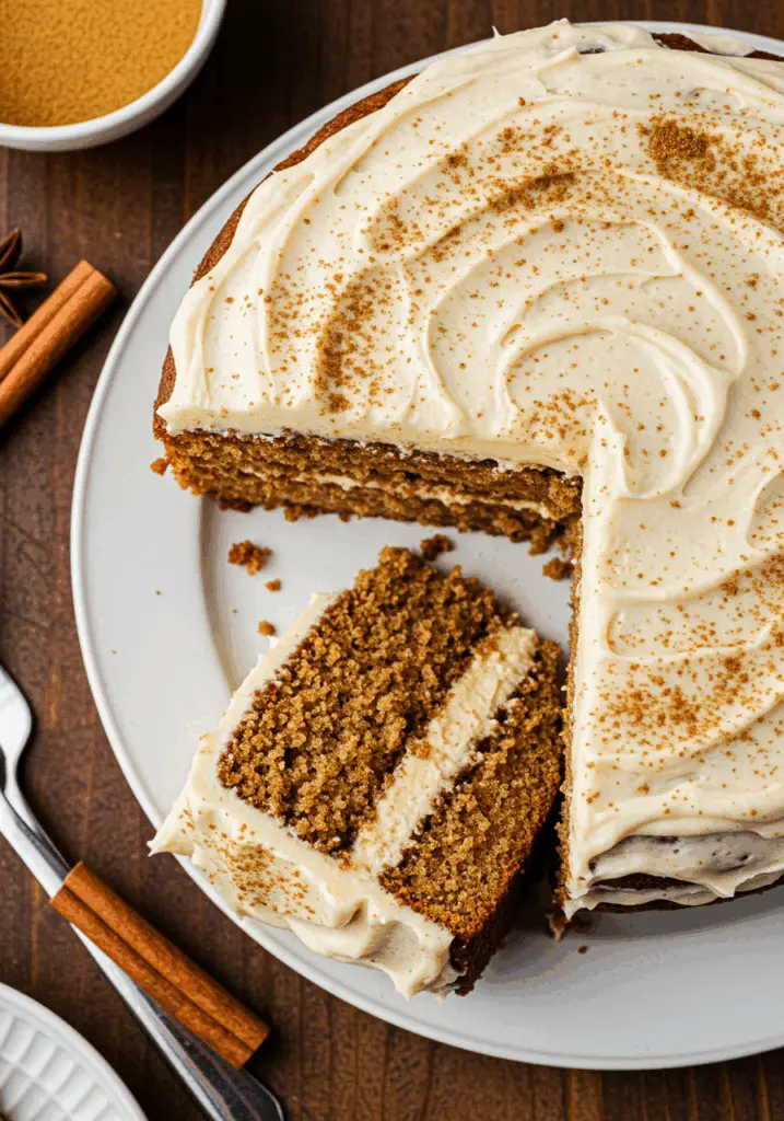 Chai Spice Cake with Cream Cheese Frosting - Sophiacooking
