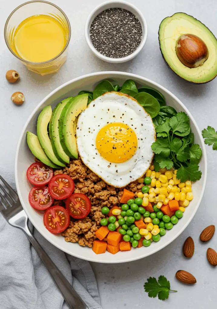 Easy High Protein Breakfast Bowls