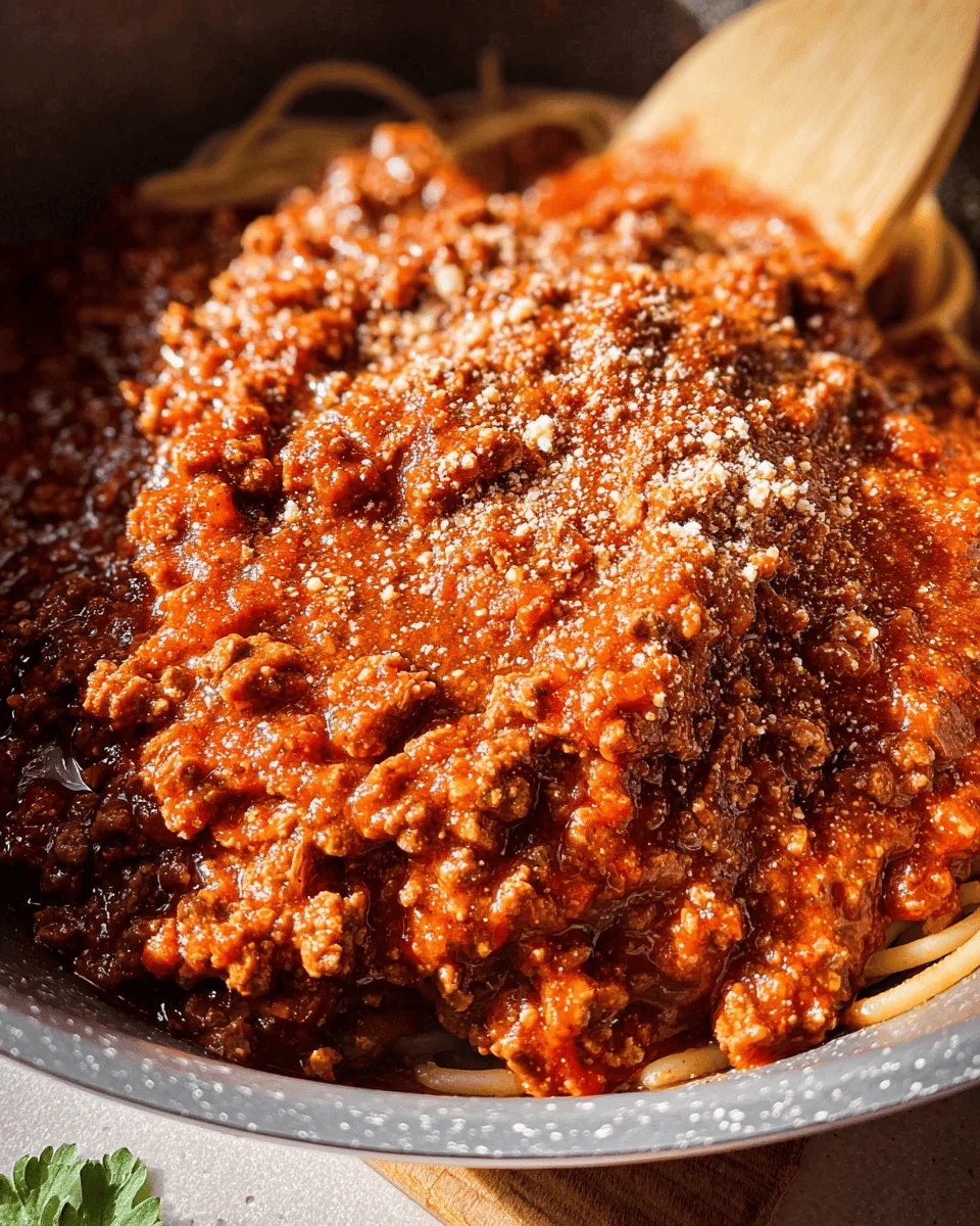 The Perfect Homemade Meat Sauce