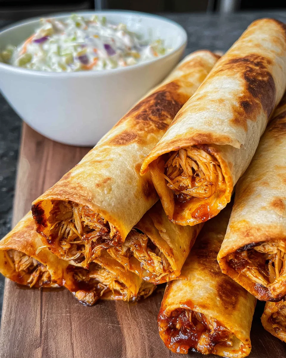 BBQ Chicken Roll Ups