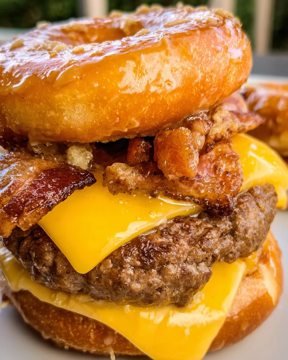 Buttery Glazed Donut Burger