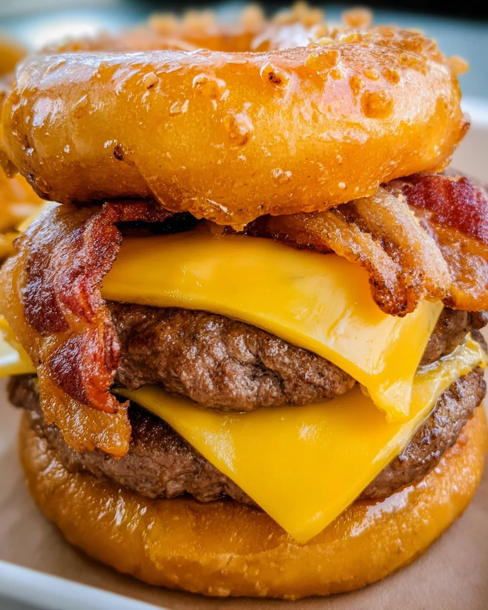 Buttery Glazed Donut Burger