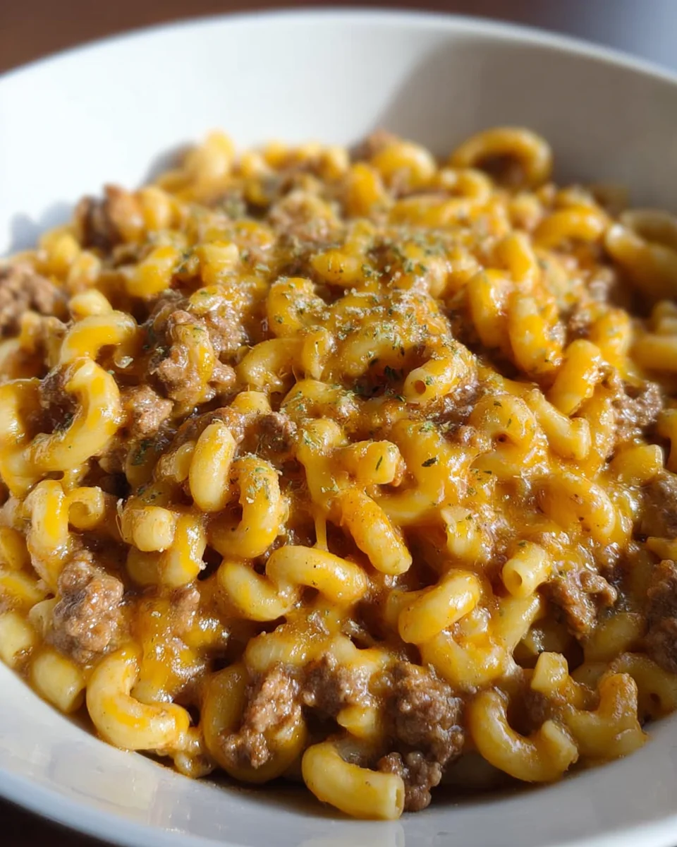 Cheeseburger Macaroni in the Instant Pot