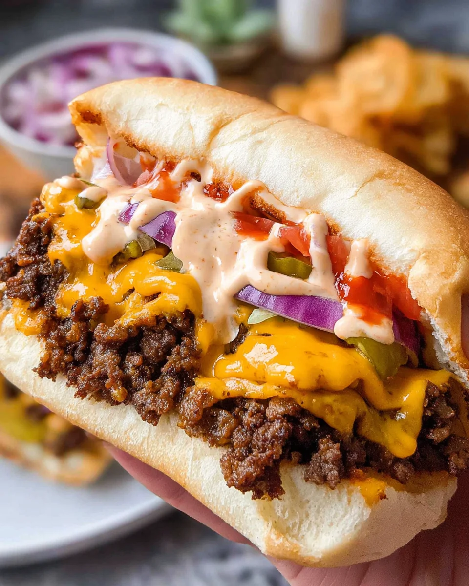 Cheeseburger Subs