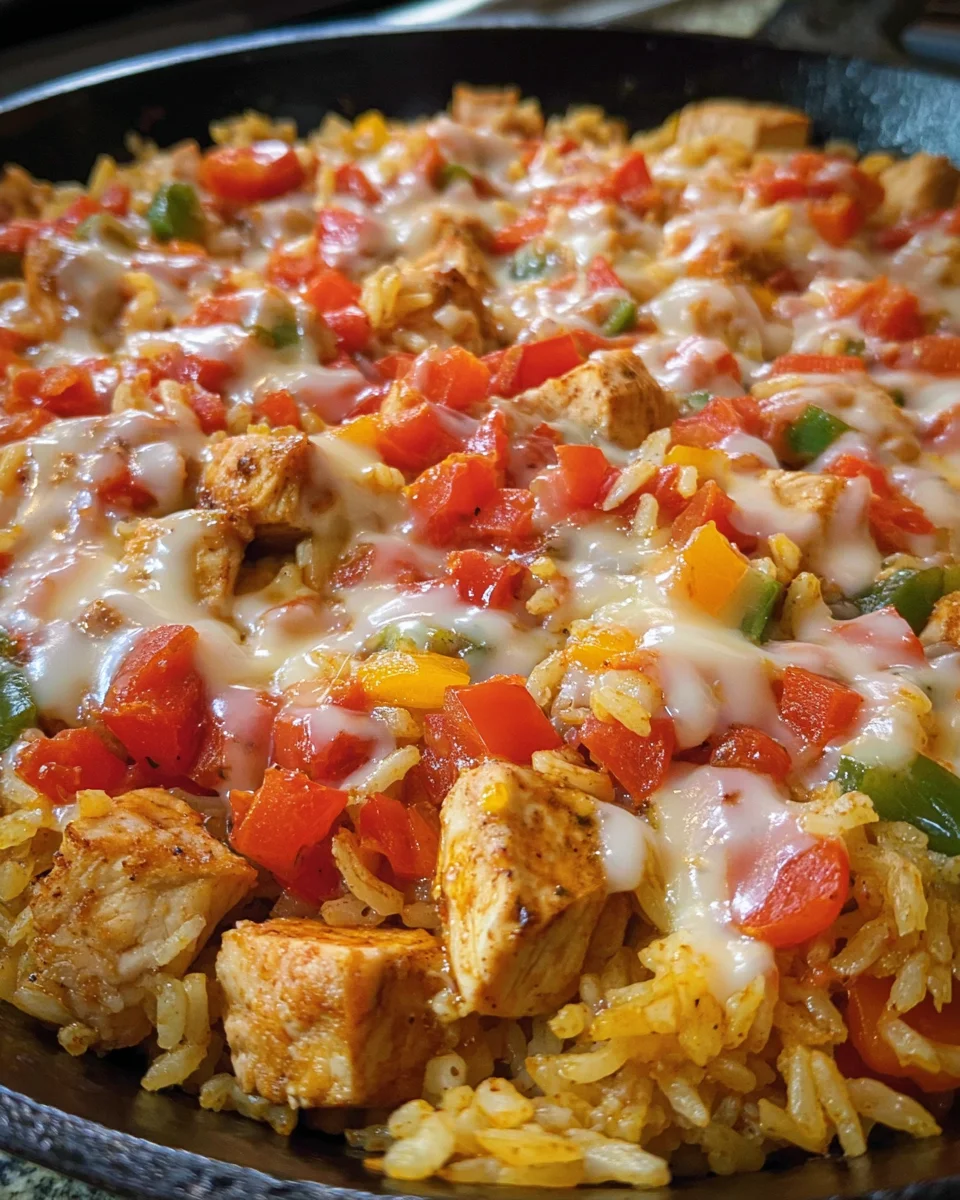 Queso Salsa Chicken & Rice