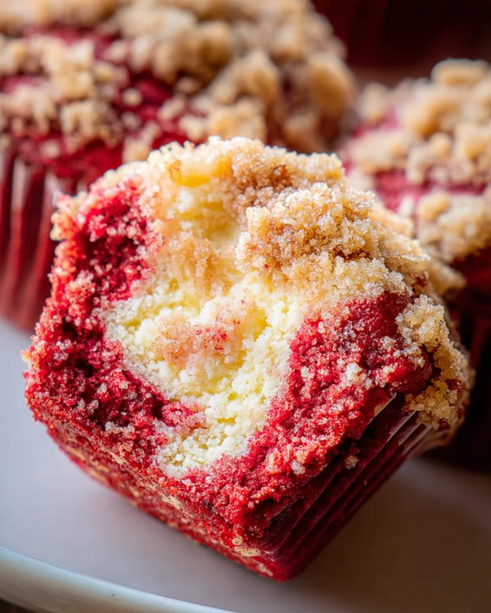 Red Velvet Cream Cheese Muffins