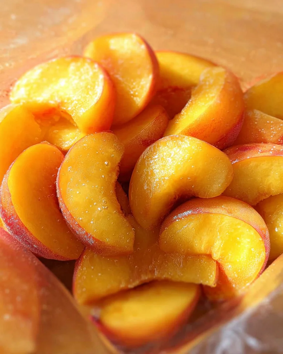 How to Freeze Peaches