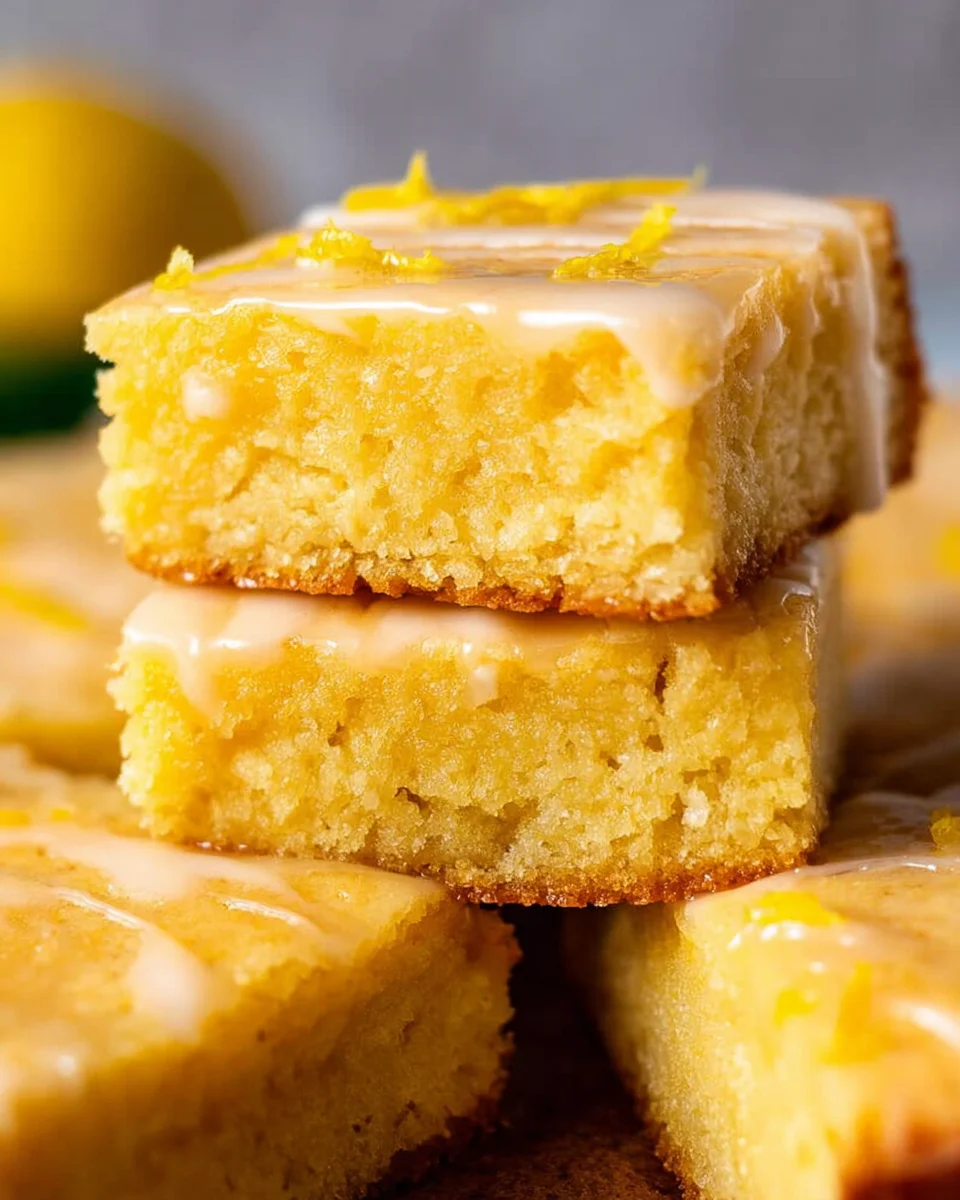 Lemon Brownies Recipe