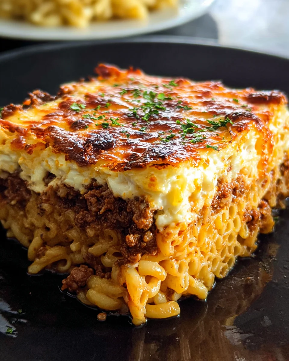 Pastitsio (Greek Lasagna)