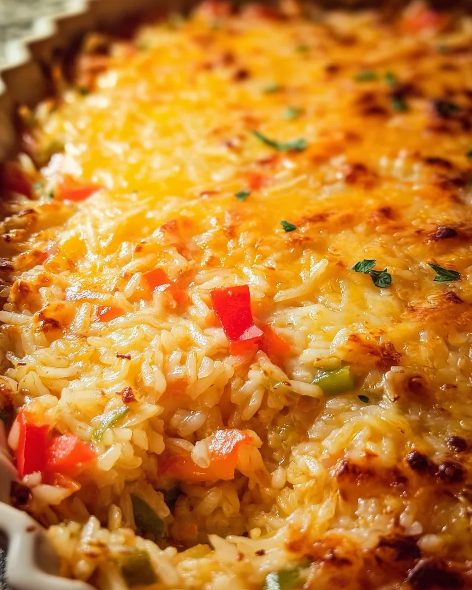 Pepper Jack Rice Bake