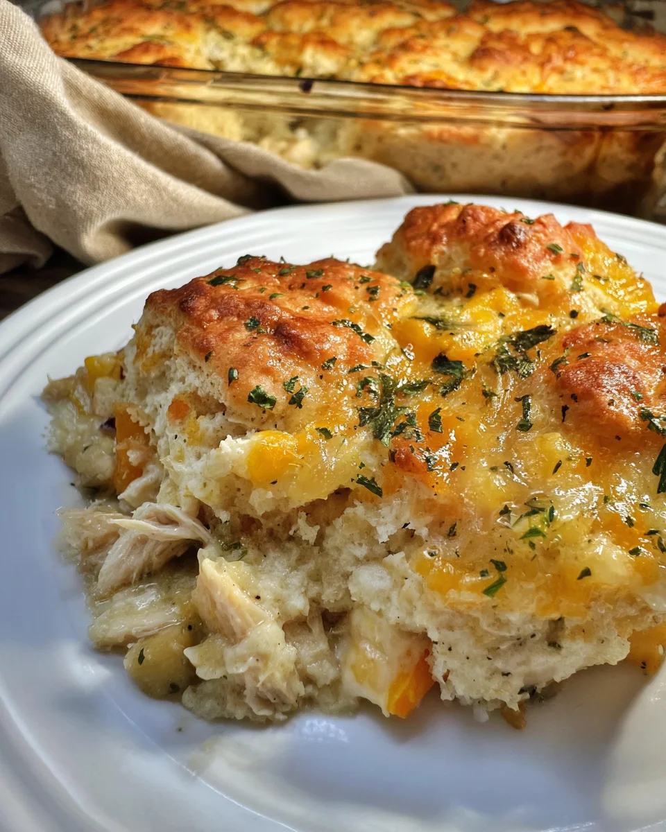 Cheddar Bay Chicken Pot Pie