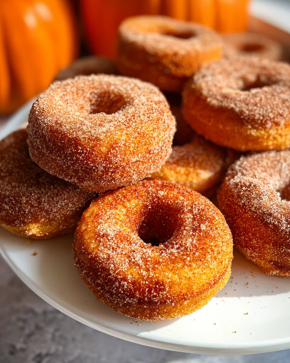 Easy Baked Pumpkin Donuts