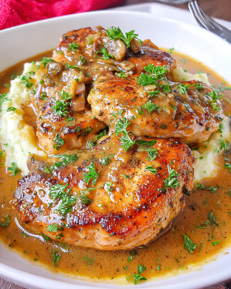 Smothered Turkey Chops
