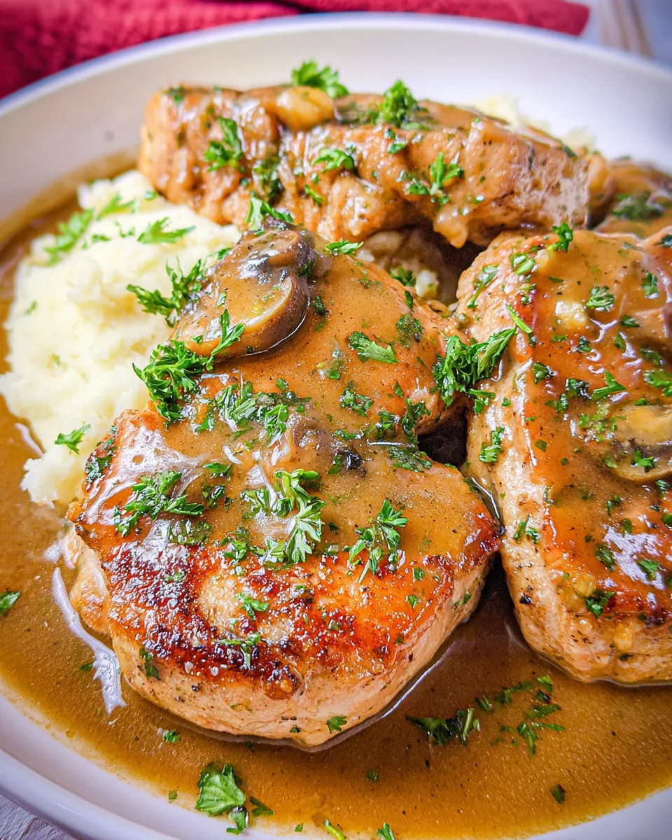 Smothered Turkey Chops