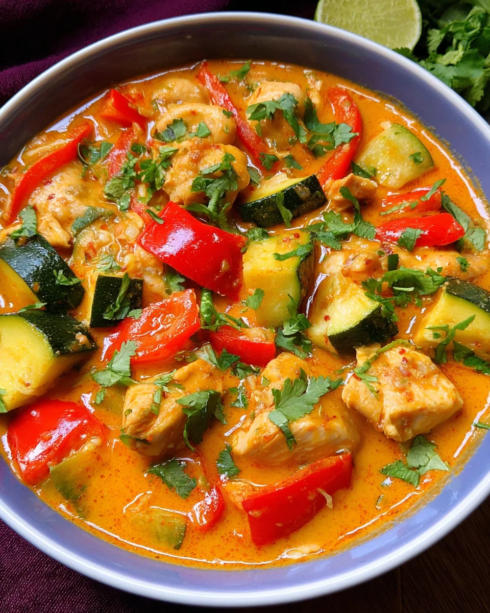 Thai Red Curry Chicken