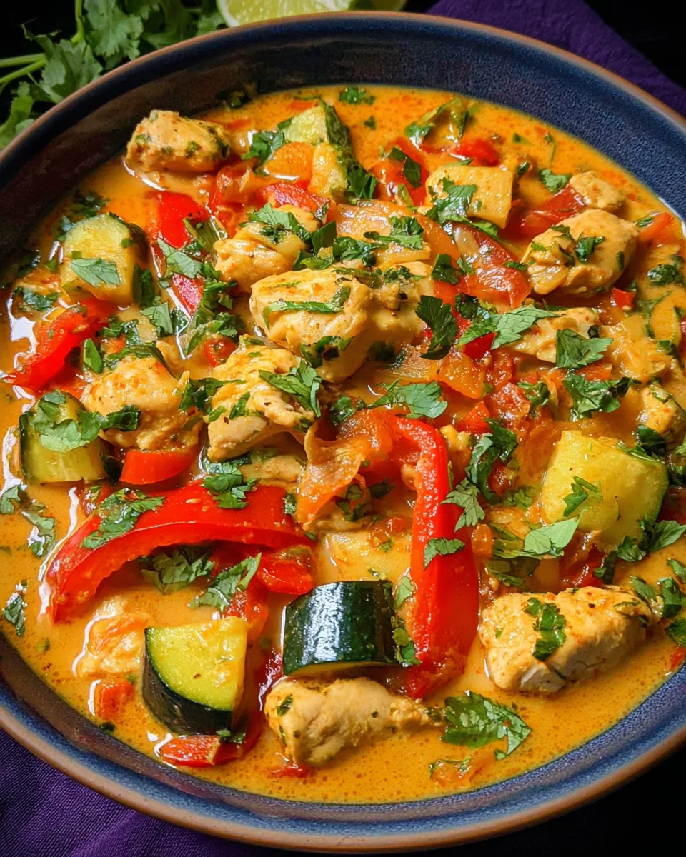 Thai Red Curry Chicken